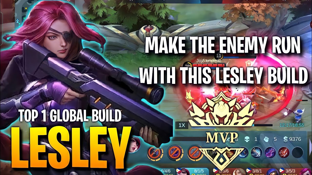 Make The Enemy Run With This Lesley Build | Lesley Game Play | Top 1 ...