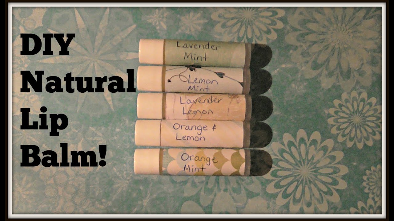 Easy 5 Ingredient Argan Oil Lip Balm Tutorial! - YouTube