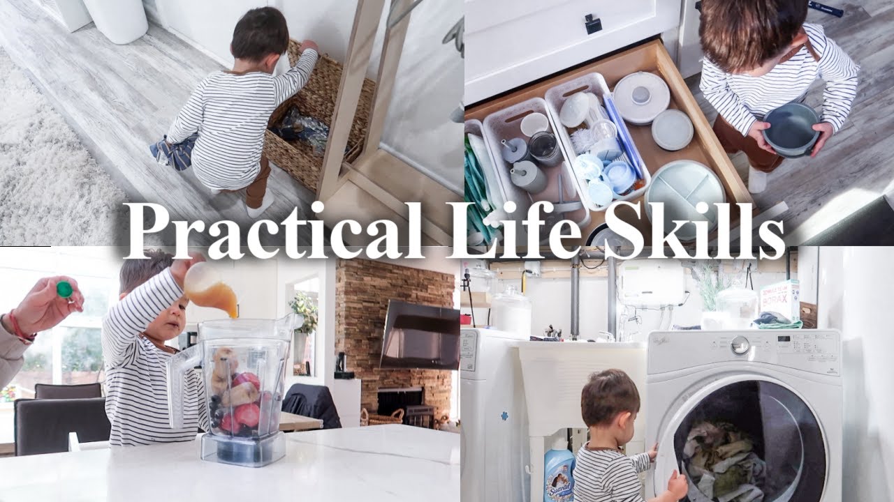VLOG | Practical Life Skills | Day in the life of a Toddler - YouTube