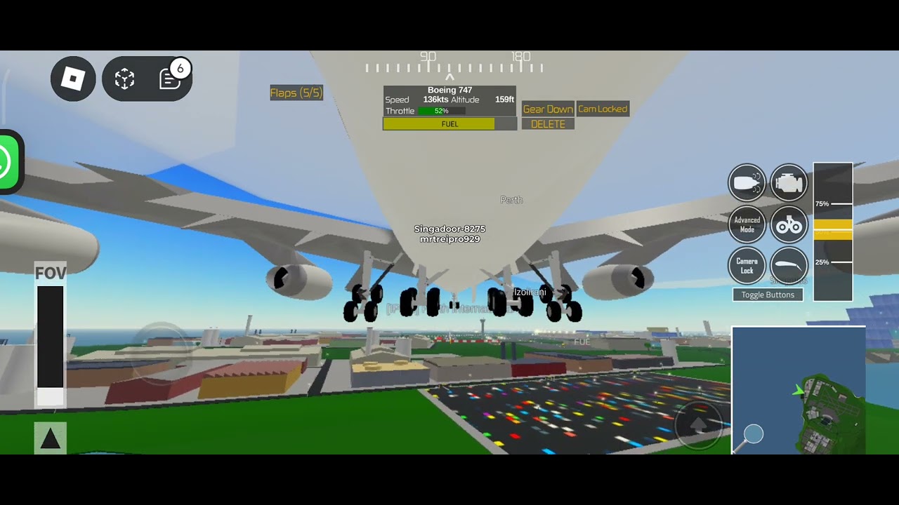 Pilot Training Flight Simulator Landing Part 5 (Boeing 747) # ...