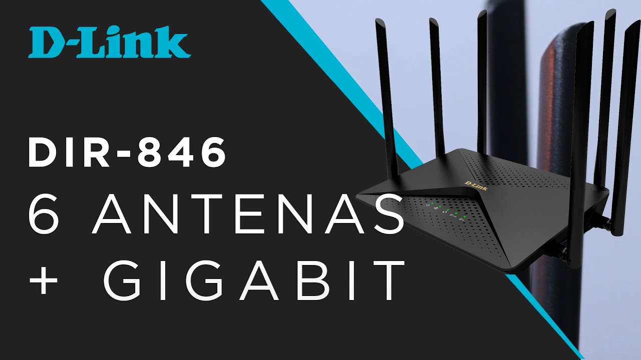 Roteador GIGABIT de 6 ANTENAS! DIR-846 da D-Link - YouTube