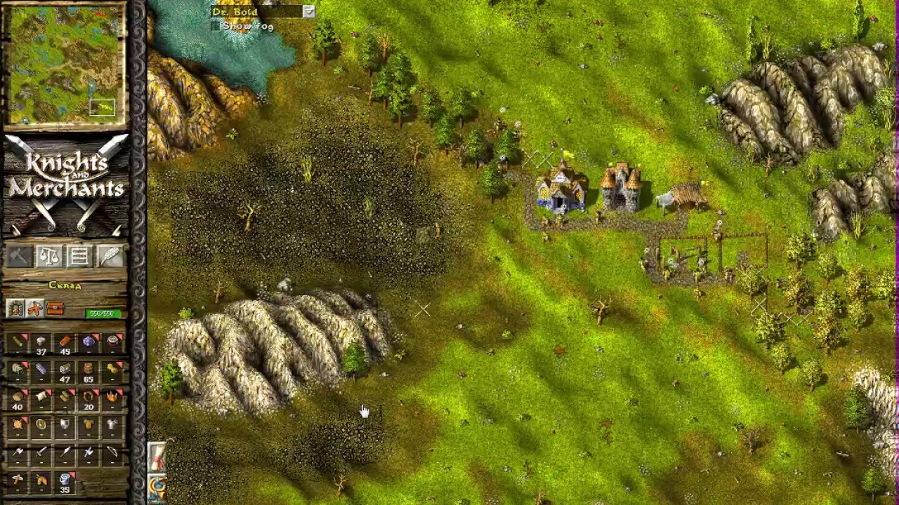 Knights and Merchants or Kam remake LIVE STREAM #1 - YouTube