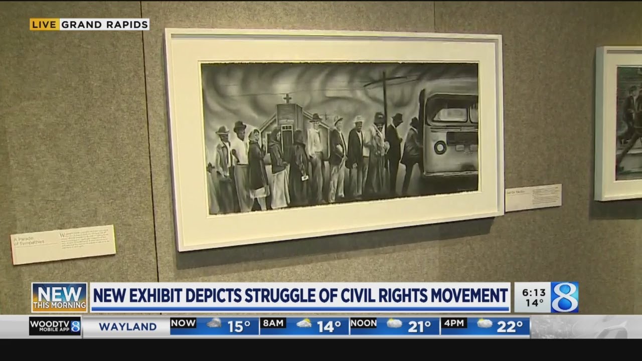 New exhibit depicts struggle of Civil Rights Movement - YouTube