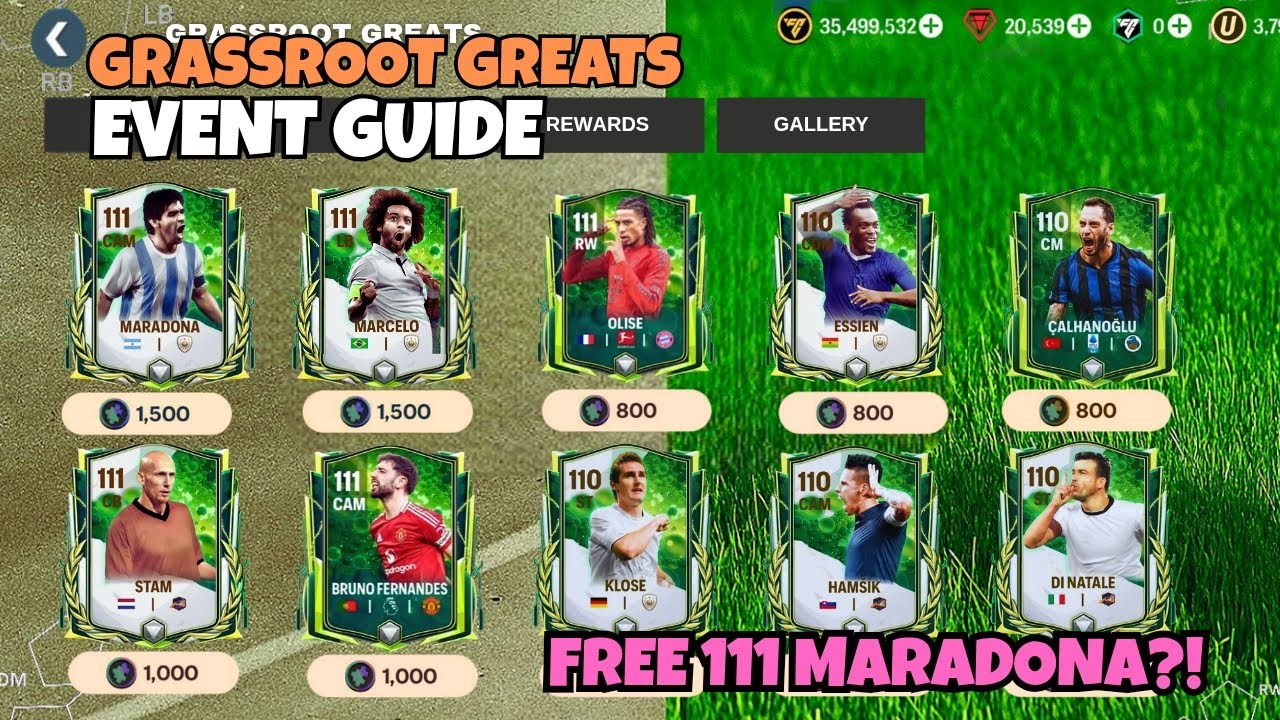 Grassroots Greats Official Leaks & Event Guide | Free 111 Icon | Fc ...