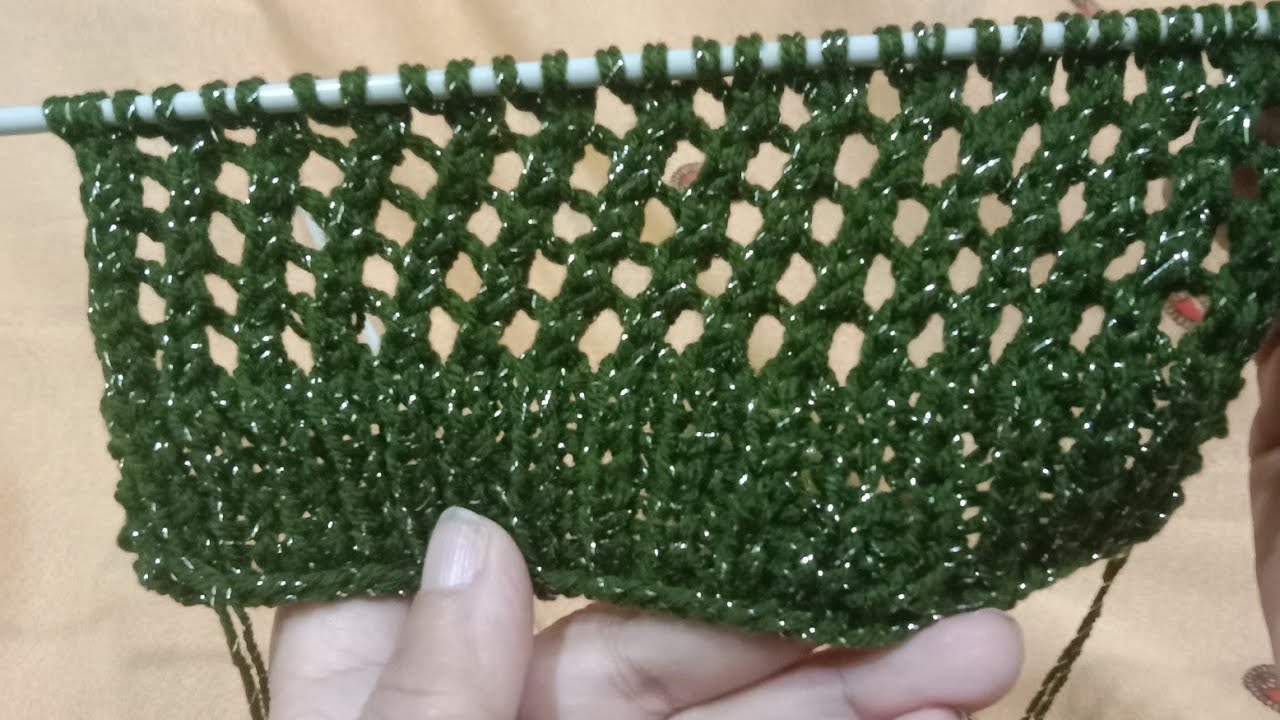 knitting pattern for shawl /scarf / sweater | easy knitting net design ...