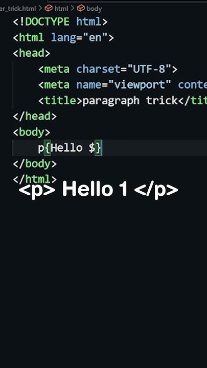 MUST Know VS Code trick #coding #vscode #webdevelopment #programming - YouTube