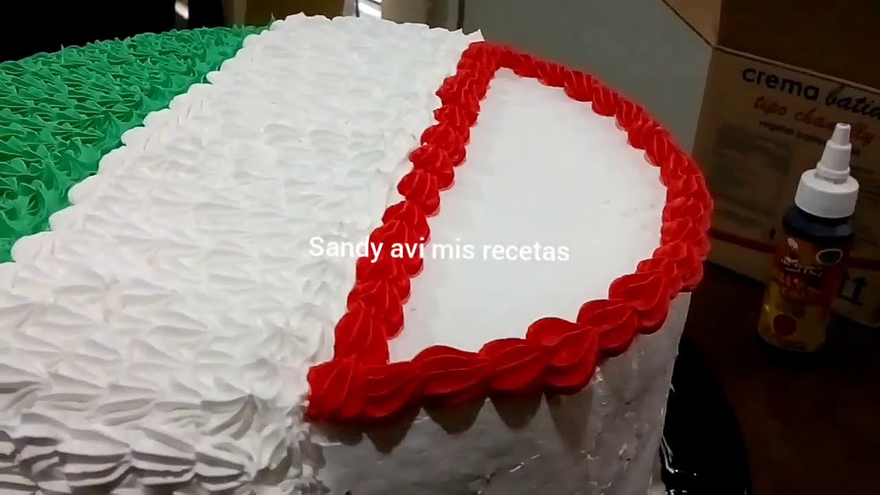 pastel de México cake en crema y tres leches - YouTube