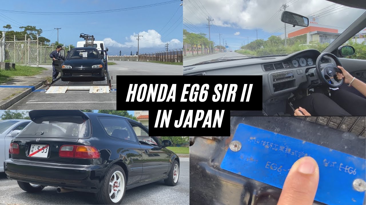 HONDA CIVIC EG6 SIR II 1993 IN JAPAN - YouTube