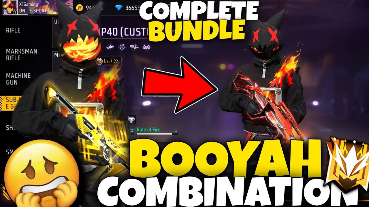 November FF New Booyah Bundle Combination ️ Complete Combustion bundle Combination Booyah Pass ...