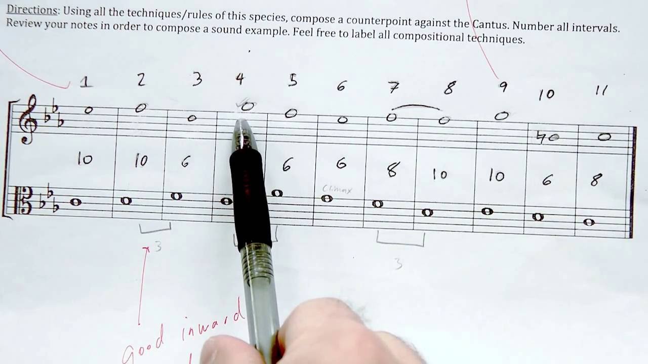 Species Counterpoint 1 in minor - YouTube