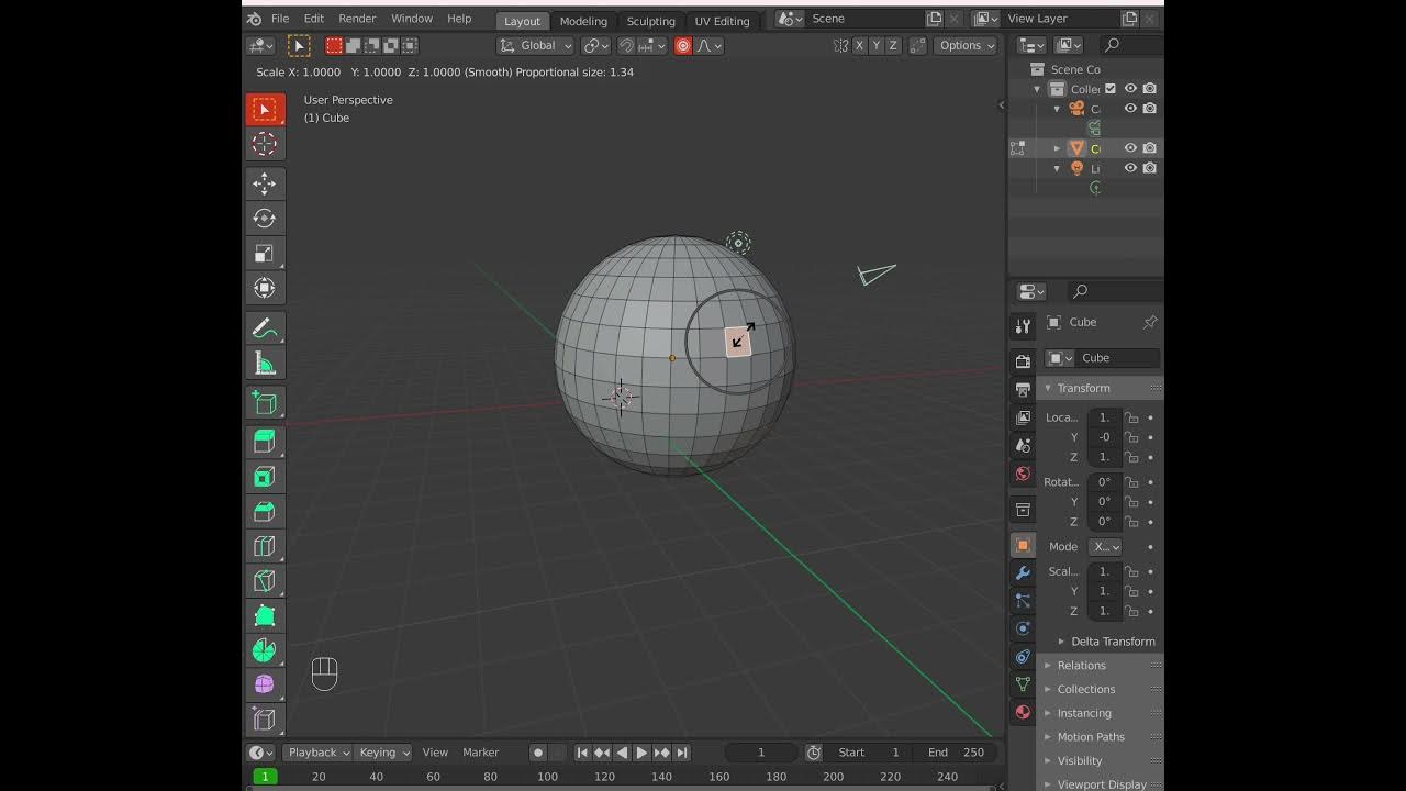 02 blender scaling objects 02 - YouTube