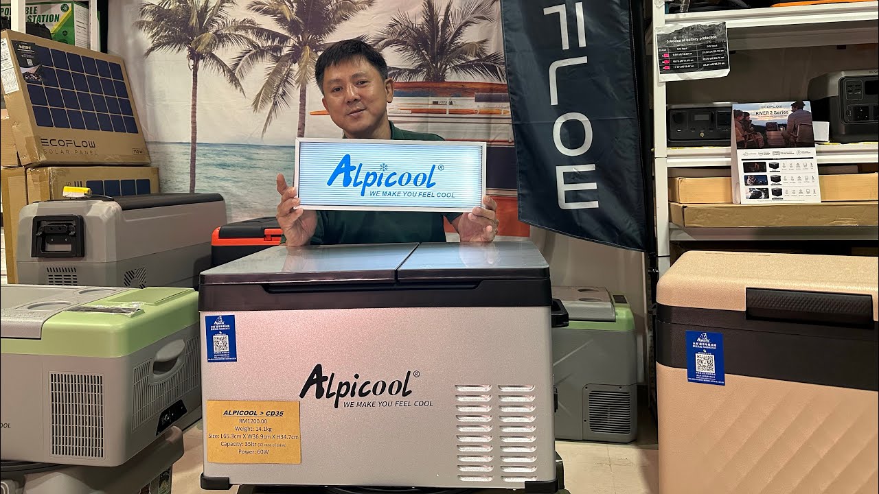 Alpicool Fridge I Size Serderhana l Model Y16 / RT25/ CD35 - YouTube