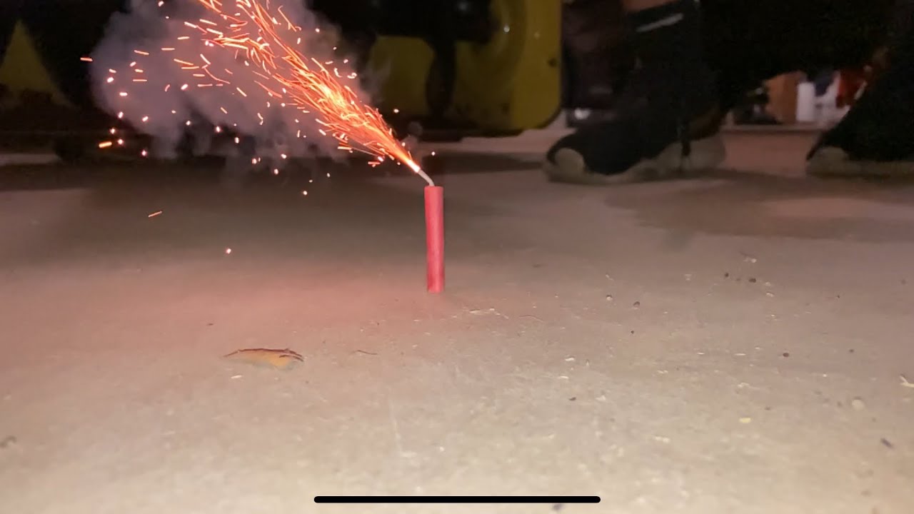 Fire cracker slow mo - YouTube