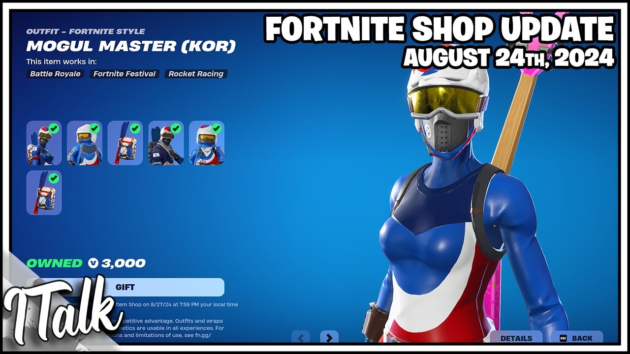 *RARE* MOGUL MASTERS ARE BACK IN THE SHOP! Fortnite Item Shop [August ...