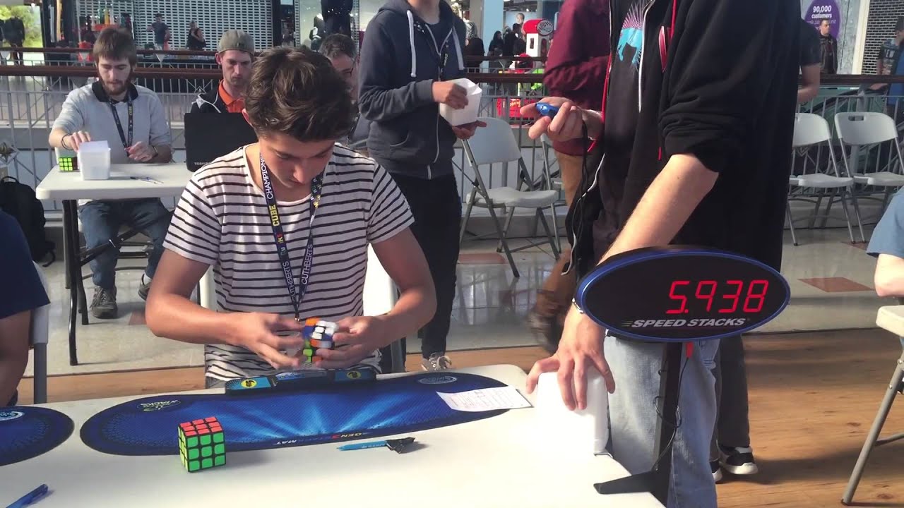 3x3 Rubik's Cube 6.74 Official Single! - Bennet Wichmann - YouTube