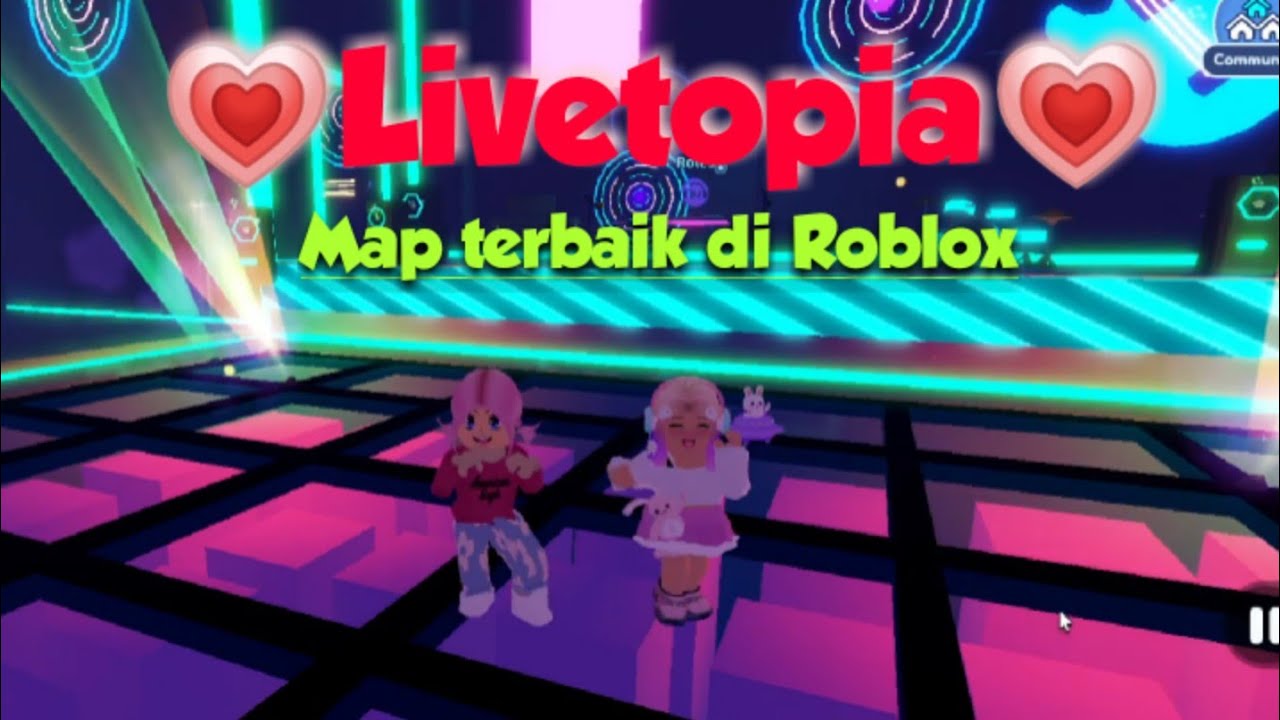 Review satu kota Livetopia. Map terkeren di Roblox - YouTube