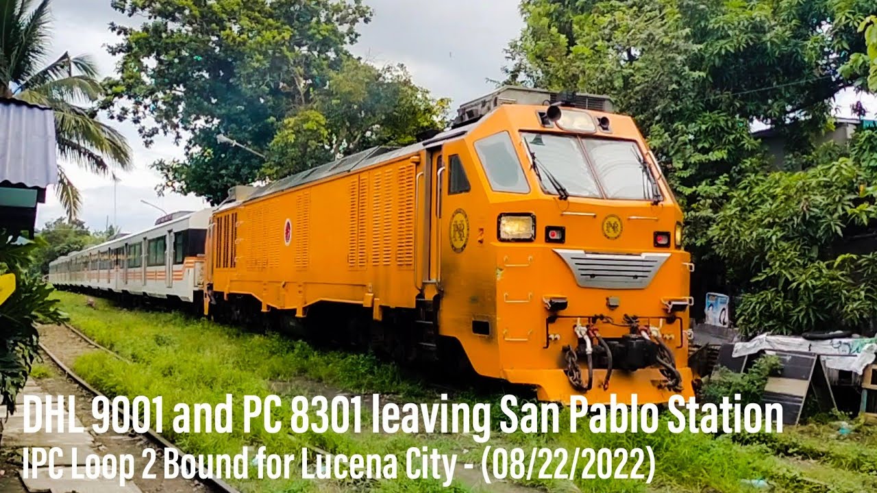 San Pablo - Lucena Trip Loop 2 - DHL 9001 and PC 8303 leaving PNR San ...