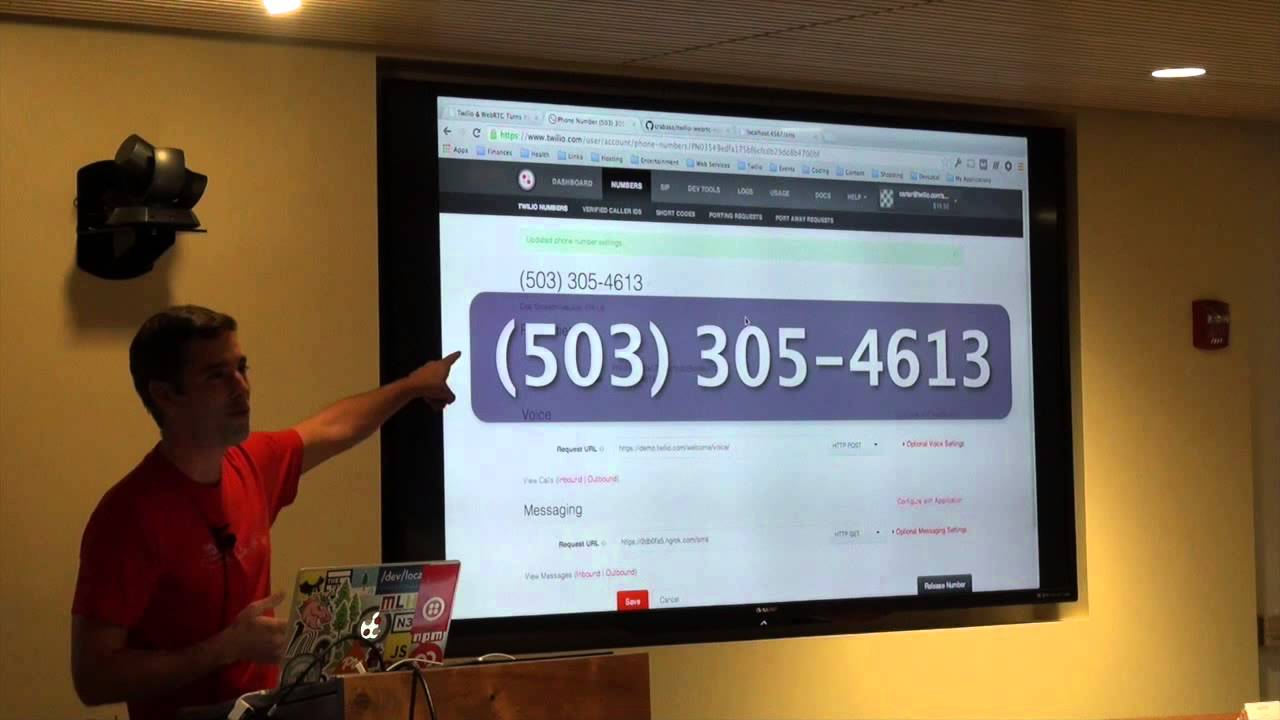 Fun with WebRTC, Web Audio, Sinatra & Twilio - Carter Rabasa - YouTube