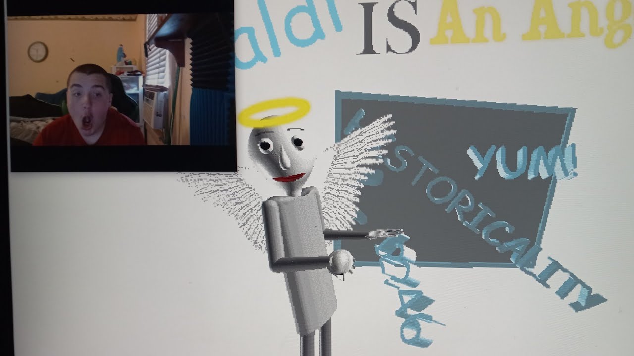 Baldi Turned into an Angel! (Baldi is an Angel) - Baldi Mod - YouTube