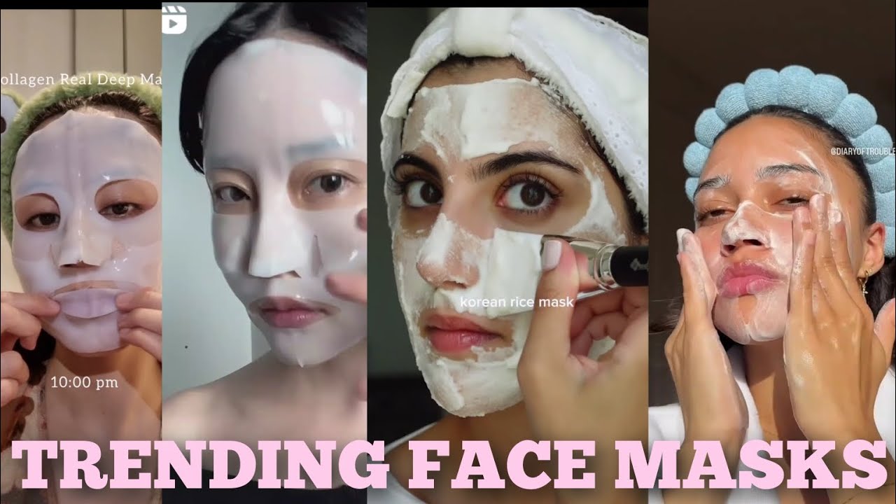 TRENDING FACE MASKS🎀🌟💥 - YouTube