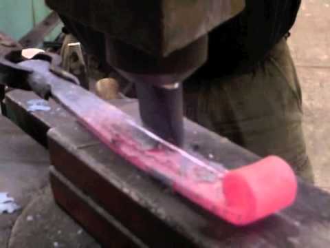 Blacksmithing- Making a Decorative Hinge with a Sweeney & Blocksidge 6T Flypress - YouTube