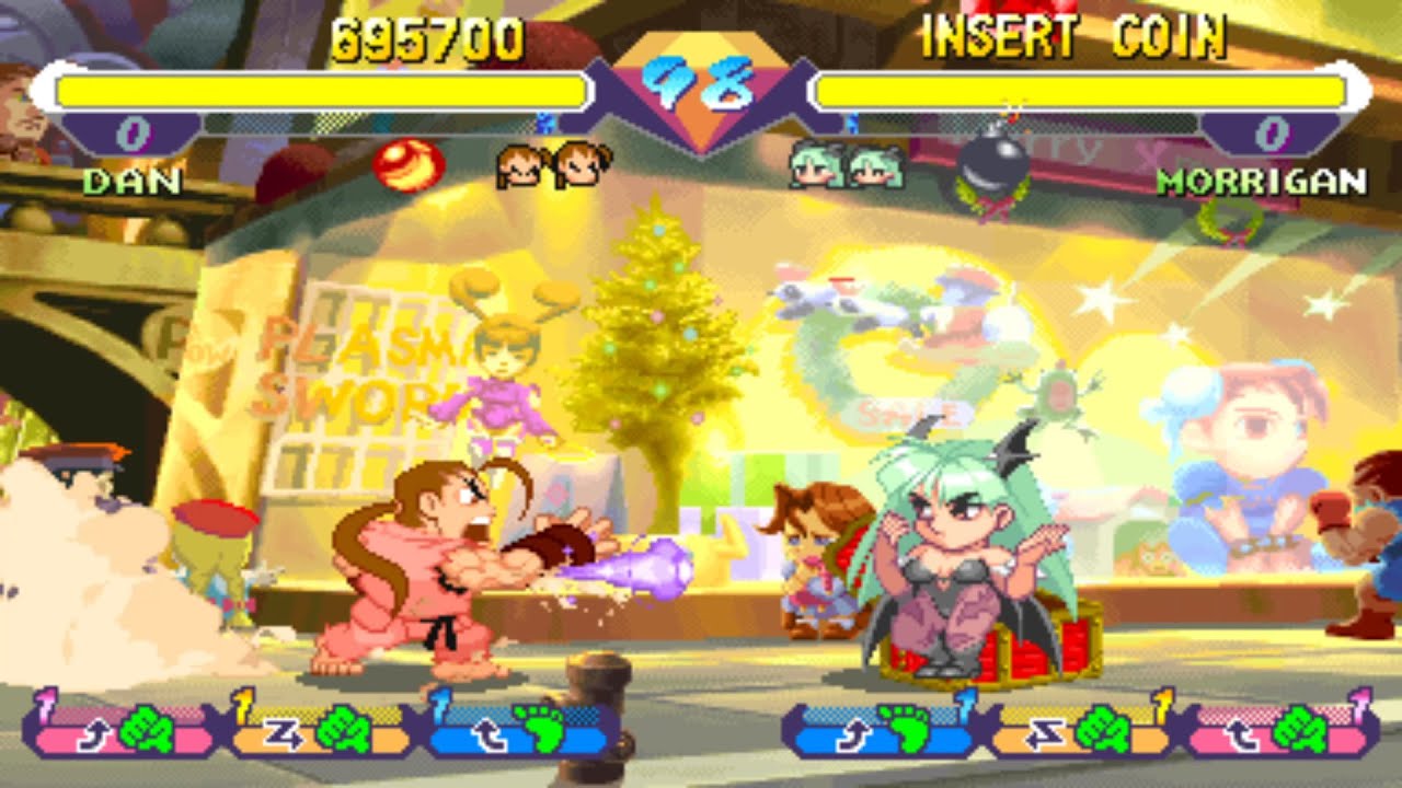Super Gem Fighter [Arcade] - play as Dan - YouTube