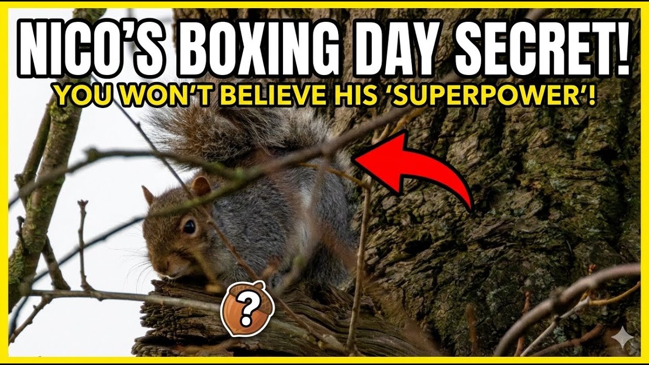 Nico the Squirrel’s Boxing Day Adventure | Fascinating Grey Squirrel ...