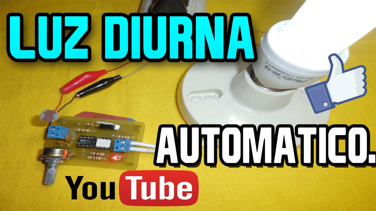 Luz diurna automática || Muy fácil. - YouTube
