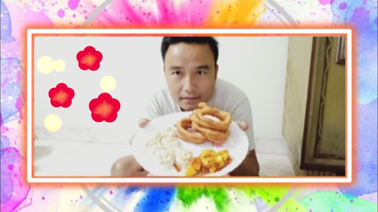 Holi special sel roti chicken momos n aalu dum....😋😋😲 - YouTube