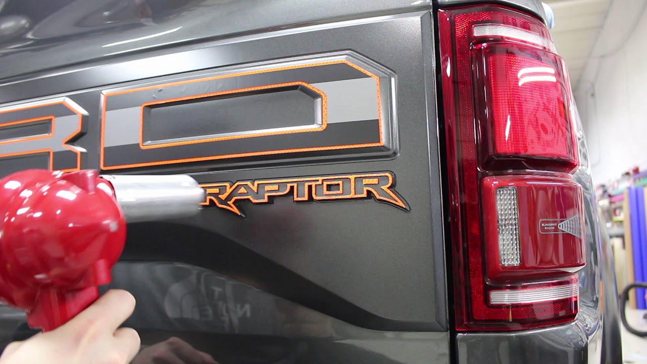 Raptor badge overlay install - YouTube