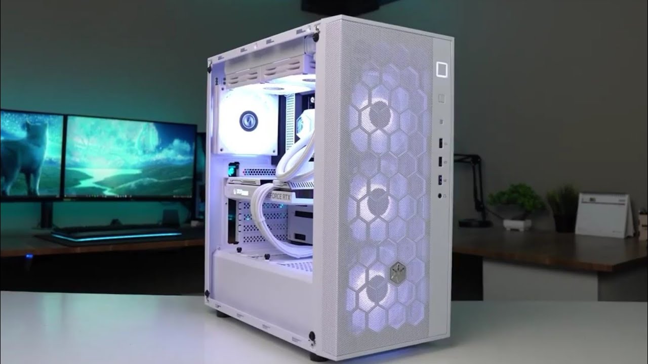 The All White Gaming PC Build - YouTube