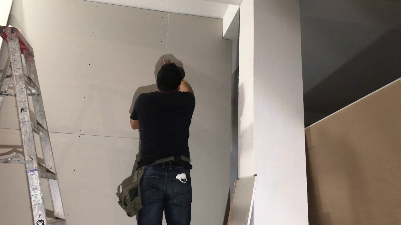CÓMO INSTALAR PANEL DE YESO - YouTube