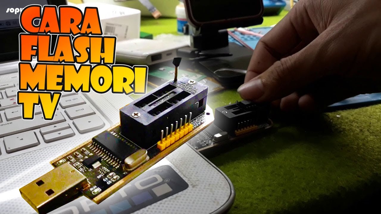 cara flash ic eeprom tv led dengan CH341A - YouTube