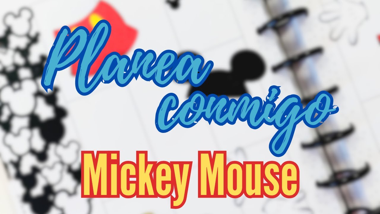 Planea Conmigo Challenge | Happy Birthday Mickey Mouse | TUTORIAL ...
