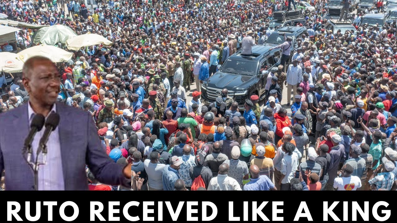 Received like a king; See how Ruto was received in Isli, Nairobi - YouTube
