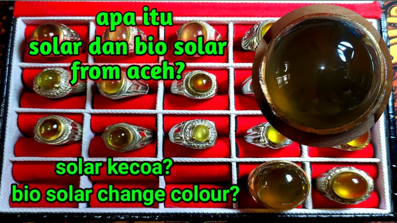 WOW!! Batu solar dan bio solar from aceh - YouTube