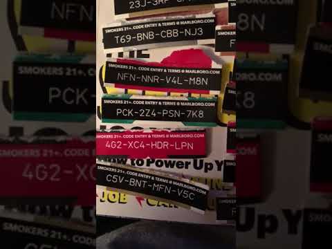 Free Marlboro codes - YouTube