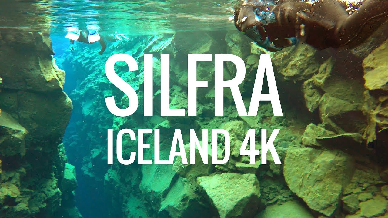 Snorkeling Between Continents at Silfra in Iceland 4K ULTRA HD - YouTube