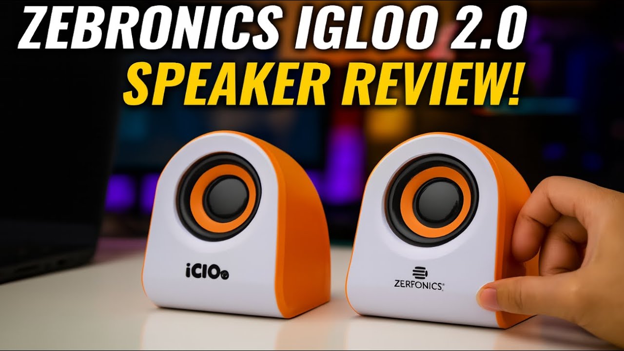Zebronics ZEB 2.0 IGLOO Speaker Review | Budget Multimedia Speaker ...