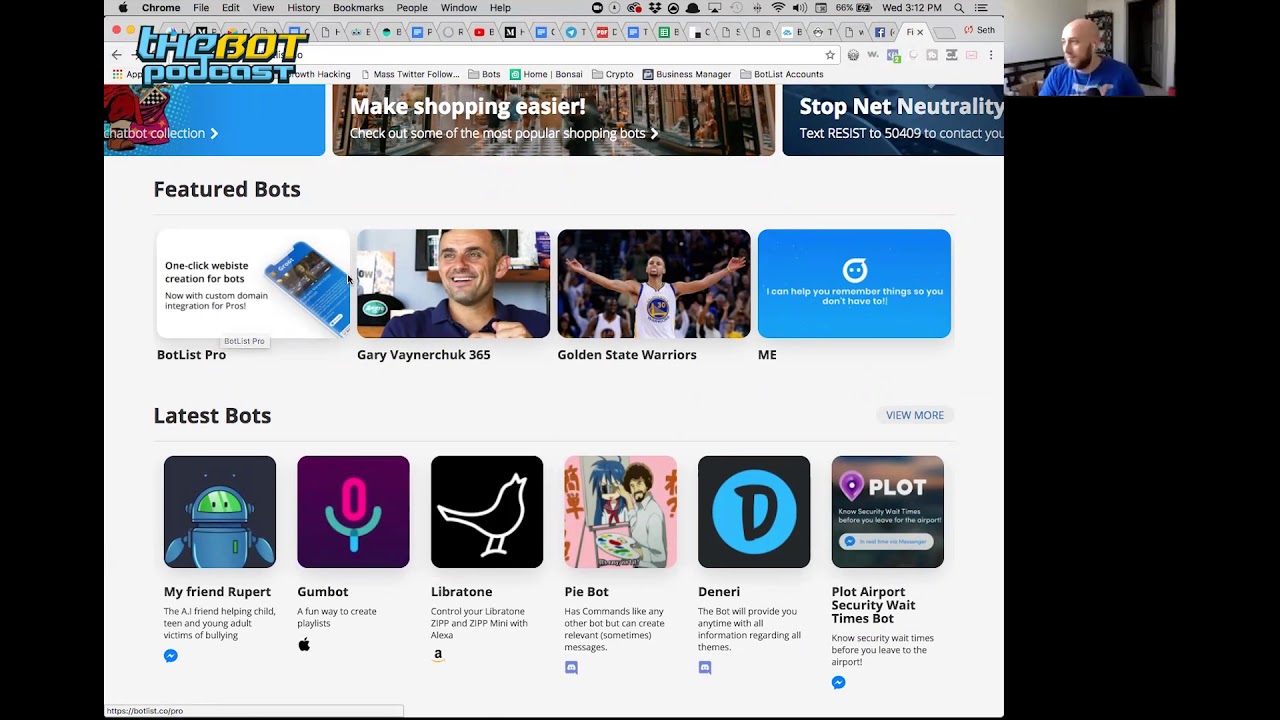 2 Largest Chatbot & Voice Directory | BotList Co-Founder | Seth Louey ...