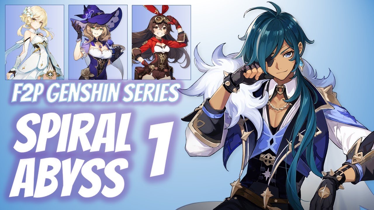 F2P Spiral Abyss Floor 1 | AR21 | Kaeya Physical Build | Genshin Impact ...