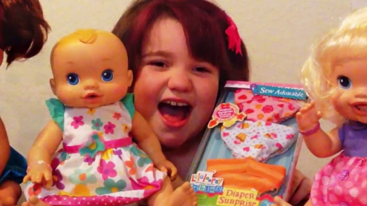 Baby Alive Dolls using Lalaloopsy Surprise Pack Diapers - YouTube