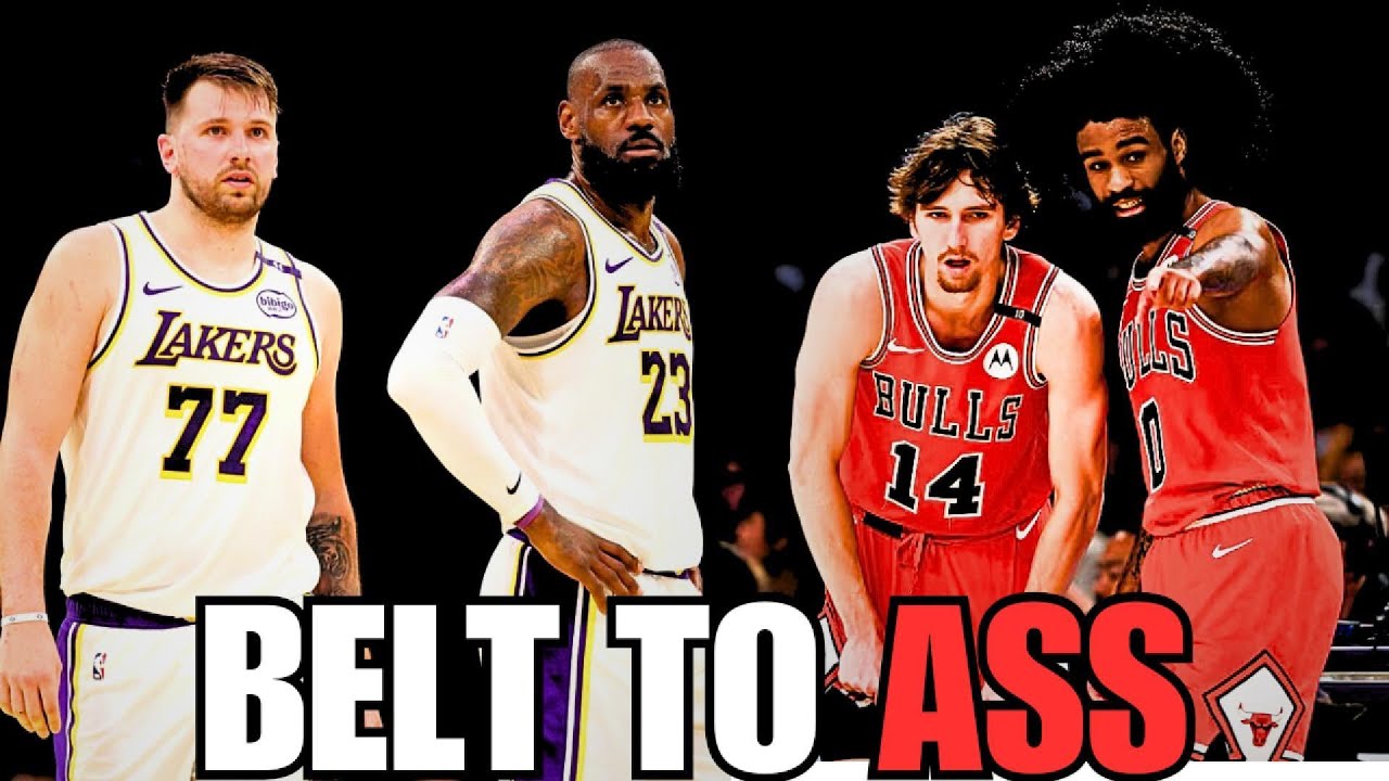 Bulls Put Belt To Ass on The Lakers! Lebron & Luka 12 TO! Bulls at ...