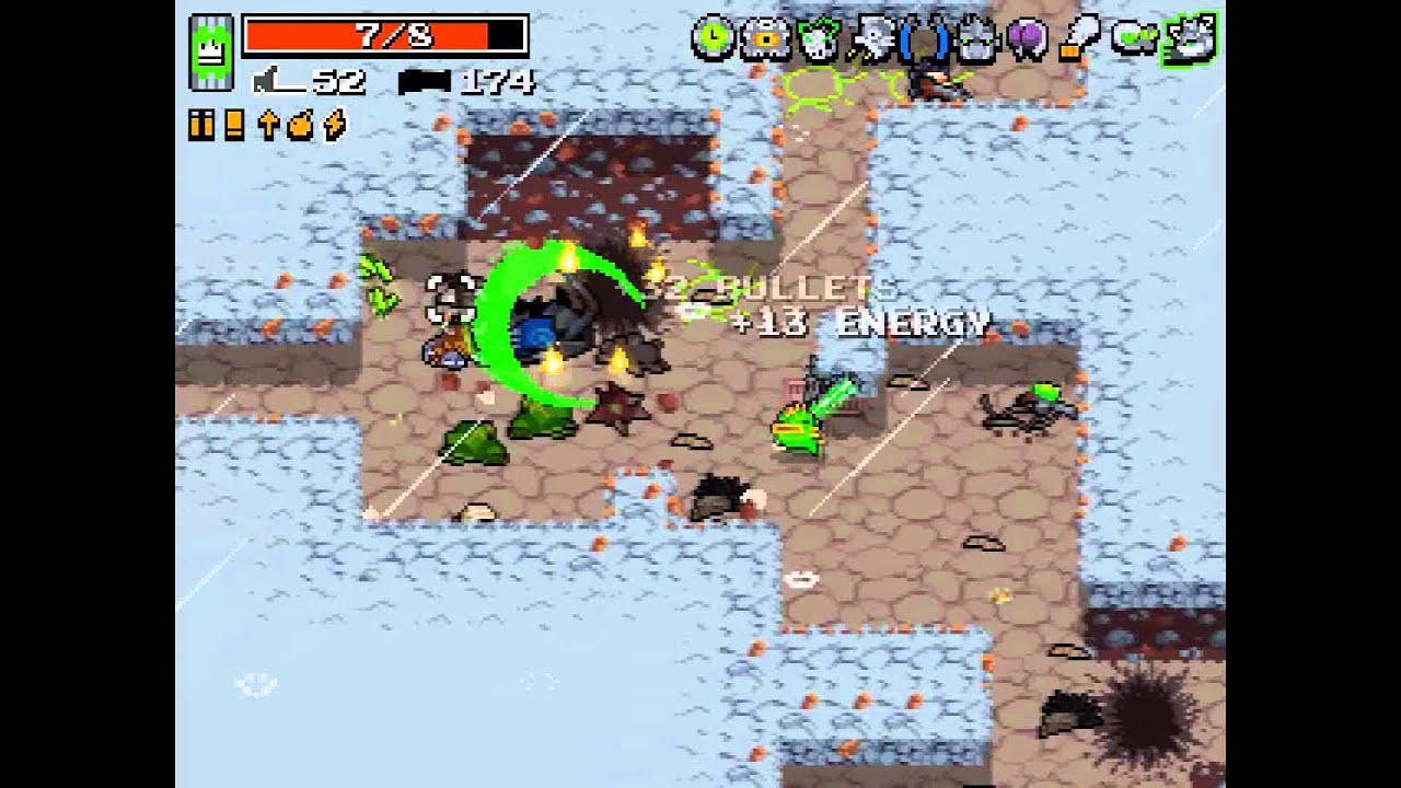 Nuclear Throne: New Fish Ultra Mutation Gun + New Devastator - YouTube