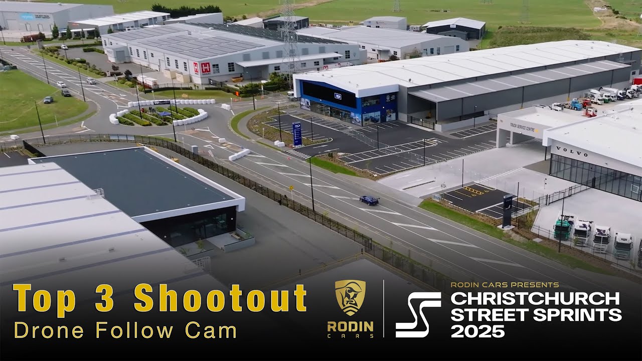 Drone POV: Top 3 Shootout - Christchurch Street Sprint 2025 - YouTube