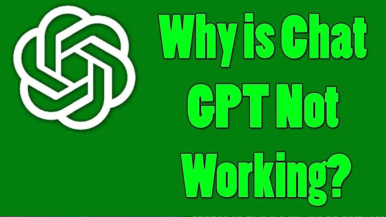 CHATGPT NOT WORKING FIX | Why is Chat GPT Not Working? - YouTube