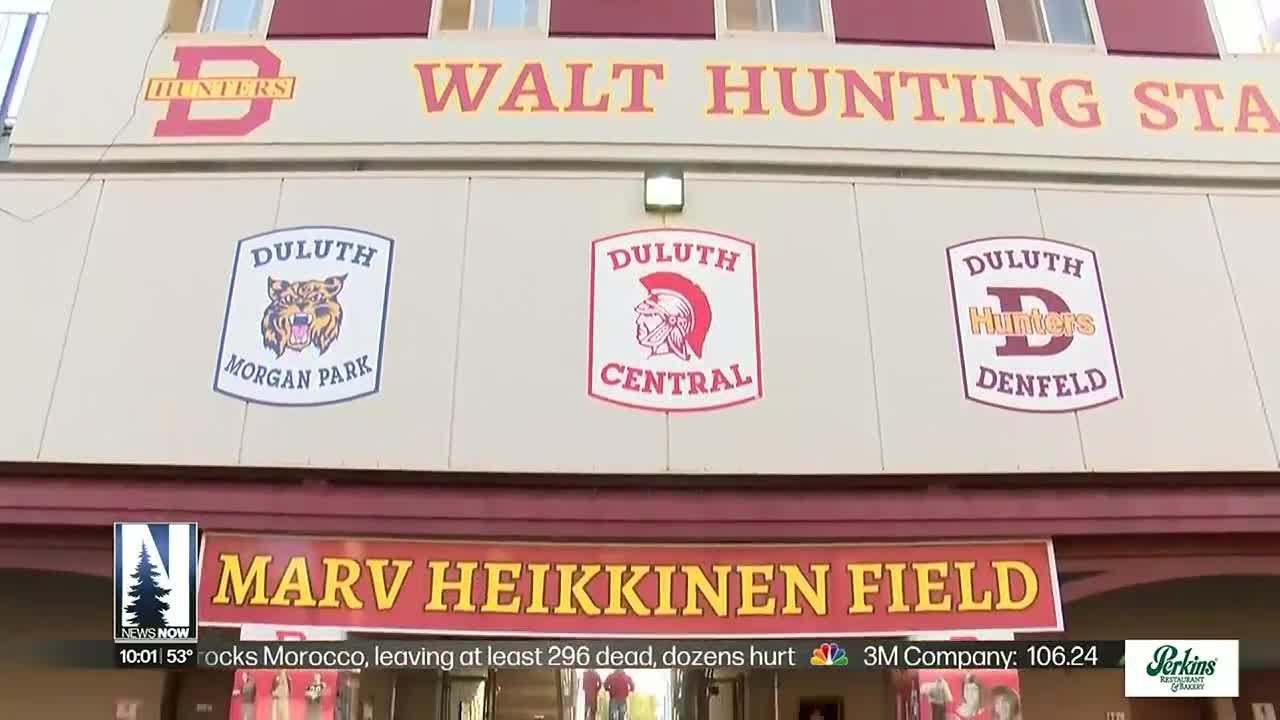 Duluth Denfeld unveils new stadium name - YouTube