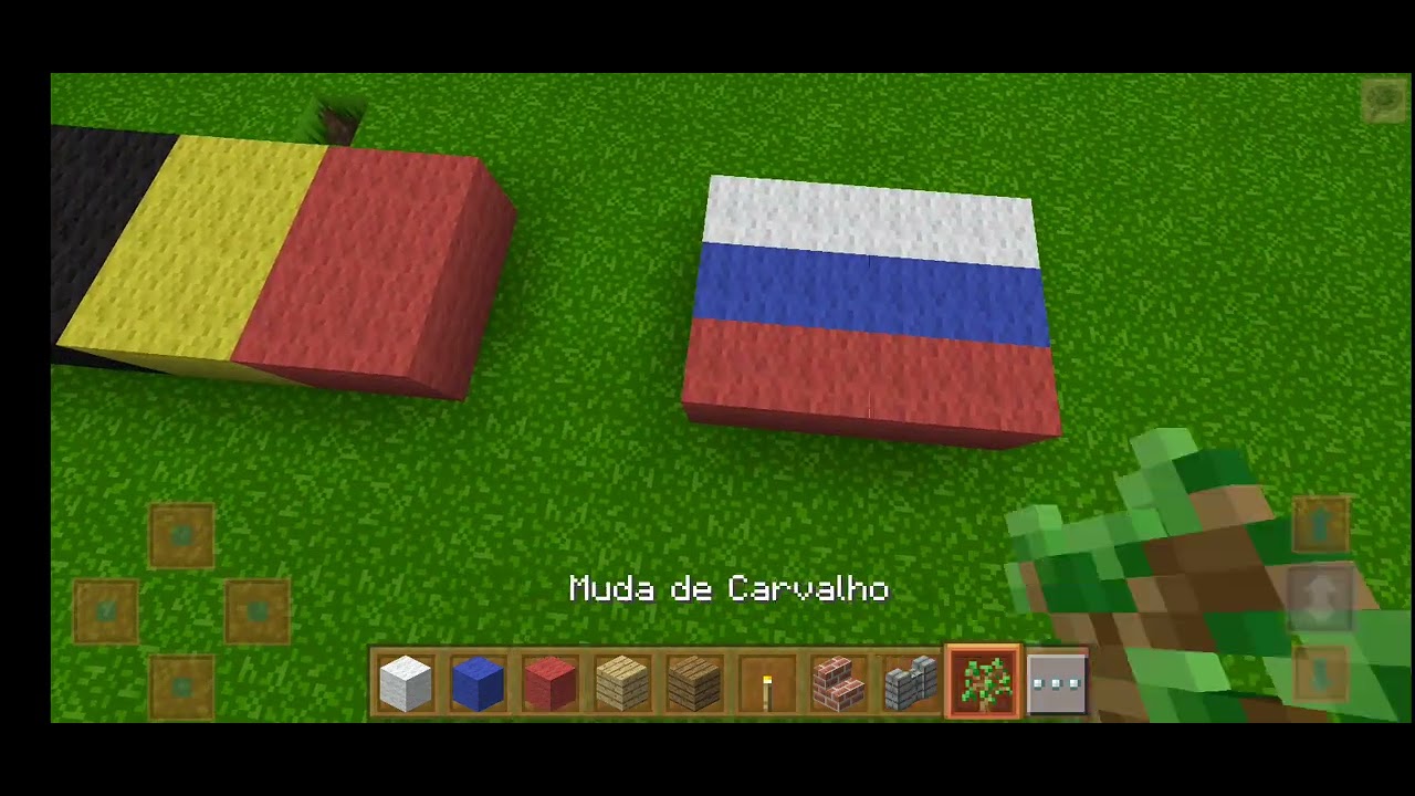 construir as bandeiras dos países no Minecraft parte 2 - YouTube