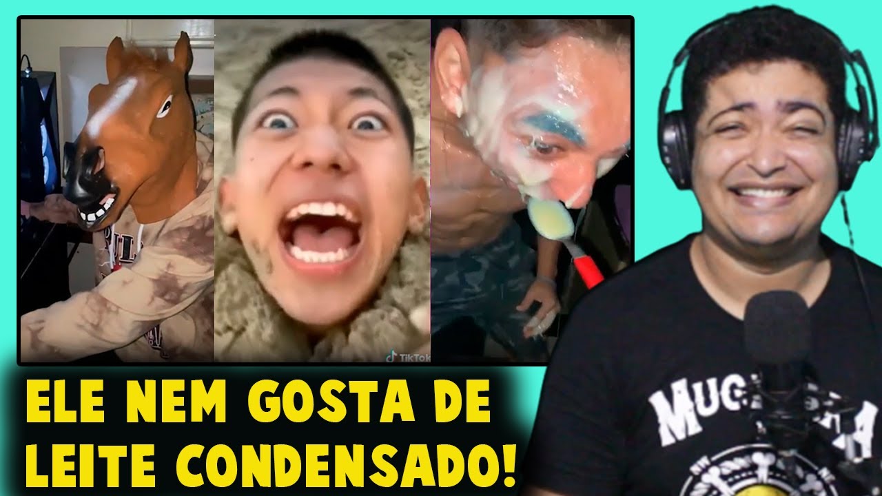 Os Melhores Tik Tok De ComÉdia Tente NÃo Rir 138 Amora React