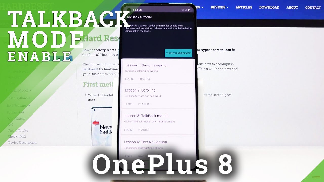 How to Activate TalkBack in OnePlus 8 – Enable & Disable TalkBack ...